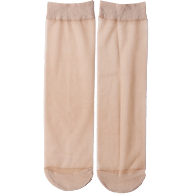 永春加长袜子29厘米中筒丝袜男士可穿长筒包芯丝透明防勾丝短袜女