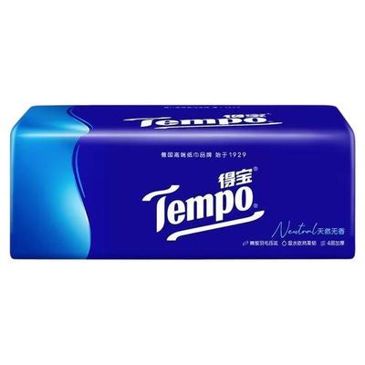 Tempo得宝自然无香家用4层面巾纸