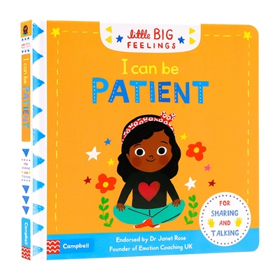 我可以有耐心 英文原版 Little Big Feelings I Can be Patient 儿童英语启蒙情绪管理推拉机关书 亲子互动纸板书 英文版进口书籍