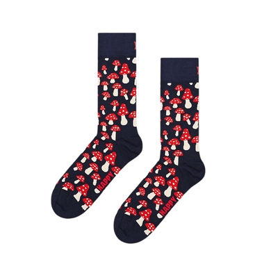 【任选3双129元】HappySocks潮牌彩色袜子男女多巴胺外穿中筒袜