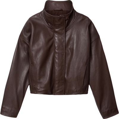 ALLSAINTS女士宽松立领皮衣RYDER美拉德皮夹克外套2026秋冬新款