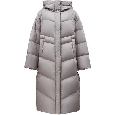 ONLY百搭宽松长款羽绒服