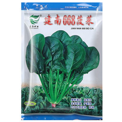 买2送1大叶小叶菠菜种子可开发票