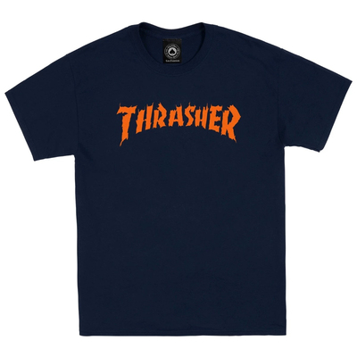 【正品现货】Thrasher 美版限定艺术家联名款火焰恶魔滑板短袖T恤