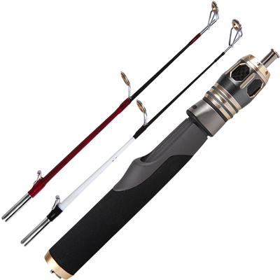 大导眼冰钓杆软硬双梢可过豆冬钓