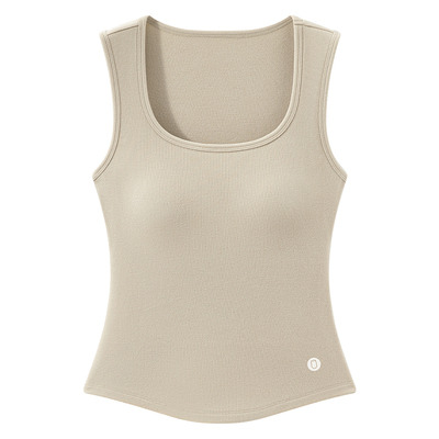 有内保暖内衣女士背心吸湿发热抗菌抗静电加厚带胸垫2025新款秋冬