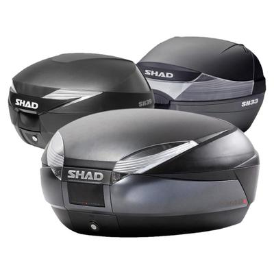 SHAD夏德摩托车尾箱快拆防水通用置物箱踏板33/39/48电动车后备箱