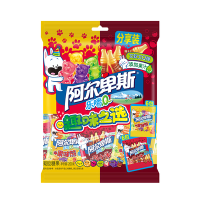 阿尔卑斯动物造型儿童水果味软糖
