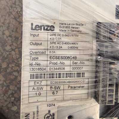 议价Lenze伦茨变频器ECSES008C4B伺服驱动器13适用