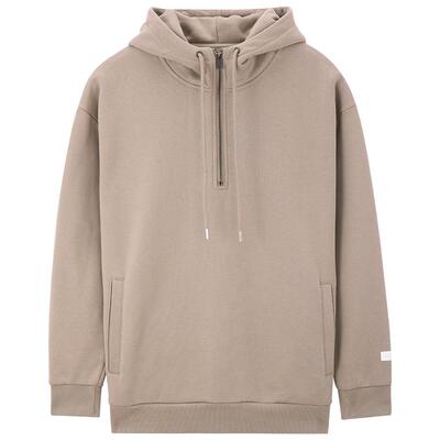 MindBridge半高领连帽休闲卫衣