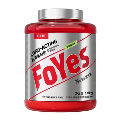 FoYes蛋白粉长效乳清蛋白粉健身塑形增肌粉四重快慢蛋白补剂官方
