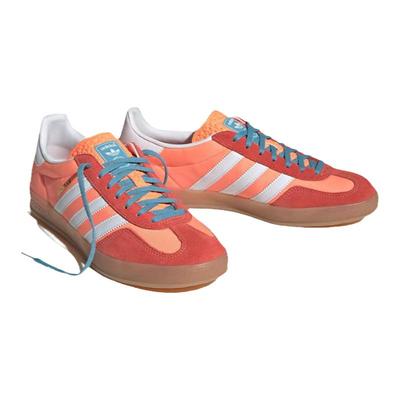 阿迪达斯三叶草男女鞋2024夏新款GAZELLE INDOOR复古休闲鞋HQ9016