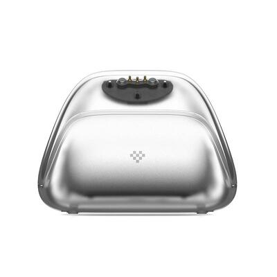 八位堂Xbox单手柄充电座 微软授权Xbox Series/One X/S手柄充电底座+电池+后盖套装  燃云灯效 白色黑色单充