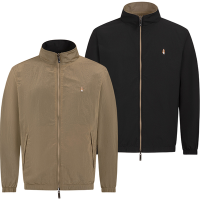 暇步士两面穿休闲薄外套