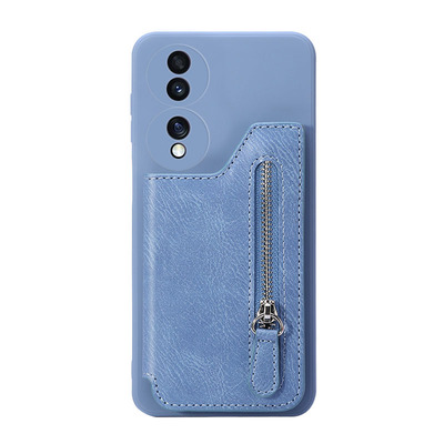 零钱包插卡皮革硅胶华为荣耀简约