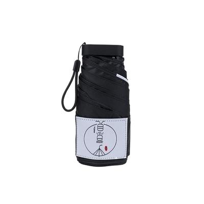 Greenstone遮阳黑胶六折伞防晒