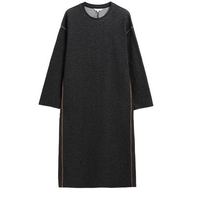 蒲PUKKA针织牛仔连衣裙