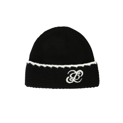 JAC FLEURANT【林小宅同款】秋冬刺绣撞色边冷帽百搭时尚帽