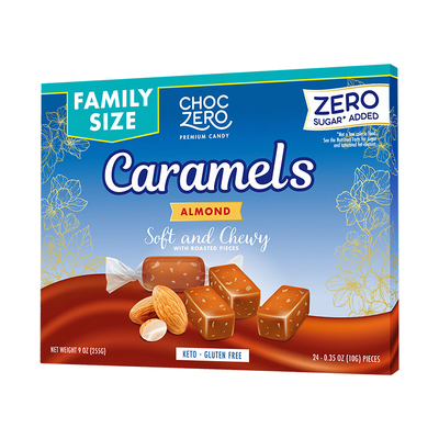 CHOCZERO巴旦木海盐太妃糖255g