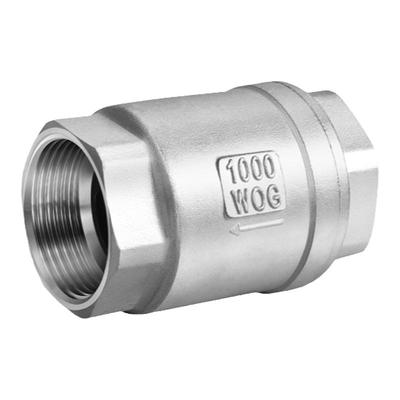 美欣龙304不锈钢立式止回阀