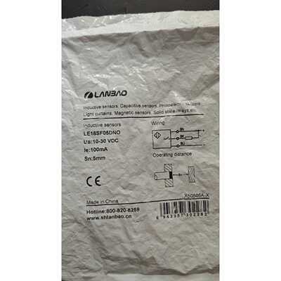 LANBAO兰宝接近开关LE18SF05DNO一个，议价商品