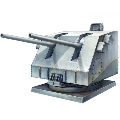 雪人Mk38型拼装模型1/72舰炮