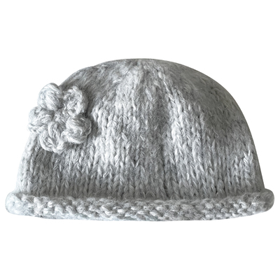 秋冬百搭韩版花朵针织帽子