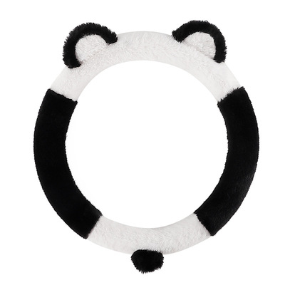 冬季毛绒汽车把套保暖方向盘套