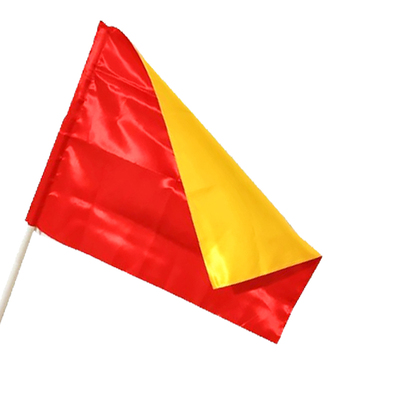 手持红旗舞蹈道具表演旗子带杆红黄双面旗学校运动会方队手摇小红旗幼儿园六一儿童节舞台演出旗帜定做定制