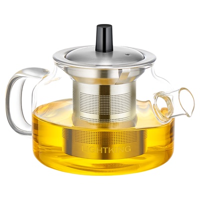 明尊玻璃杯内胆过滤小容量泡茶壶