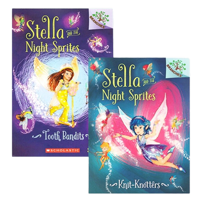 英文原版 Stella and the Night Sprites 斯特拉和暗夜精灵2册 学乐大树系列 儿童桥梁章节书 英文版 进口英语原版书籍