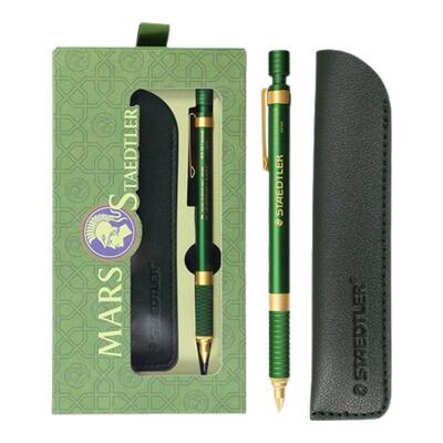 德国施德楼自动铅笔92535鎏金绿