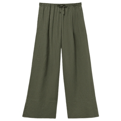 CALZEDONIA卡泽意袜亚麻阔腿裤