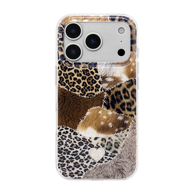 coditto豹纹拼接适用苹果手机壳