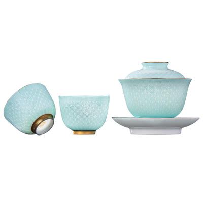 景德镇陶瓷高端茶具盖碗茶杯