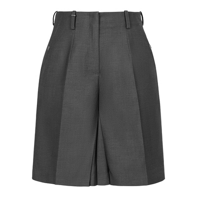 C2H4百褶细节无腰短裤