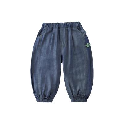 齐齐熊凉感防晒男童防蚊裤夏季潮