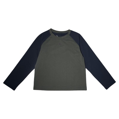 heim儿童Air空气运动插肩长袖T恤春夏防晒排汗透气快干衣棉感柔软