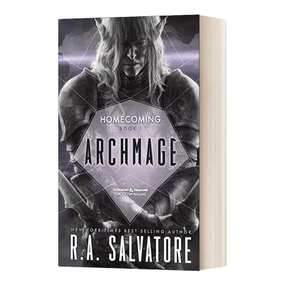 英文原版小说 Archmage Legend of Drizzt Homecoming  Book I 龙与地下城 崔斯特传奇 返乡系列1 大法师 英文版 进口英语原版书籍