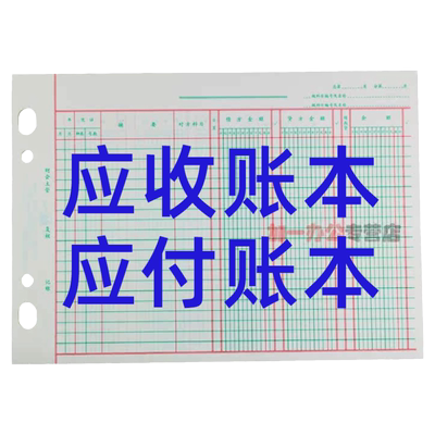 立信应收应付账本账款明细账往来