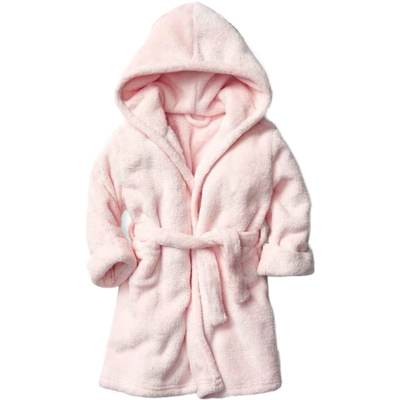 美国明星同款儿童连帽睡袍浴袍男