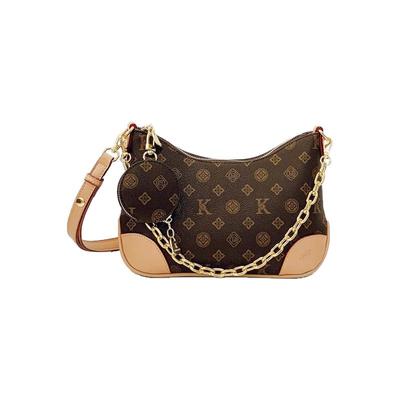 Clean Knоck包包女2026新款老花复古饺子包小众高级感单肩斜挎包