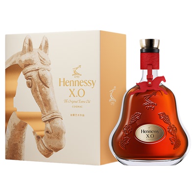 【官方直营】轩尼诗X.O马年限量版礼盒700ml干邑白兰地 进口洋酒