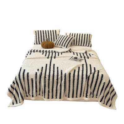 洁丽雅云杉绒毛毯午睡毯空调毯