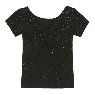 个性女式短袖t恤女韩范夜场性感