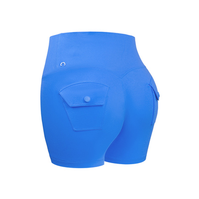 重塑之路零感口袋高腰紧身短裤