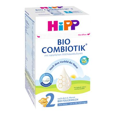 HIPP喜宝德国珍宝版喜宝无淀粉奶粉2段6-12月婴儿益生菌奶粉600g