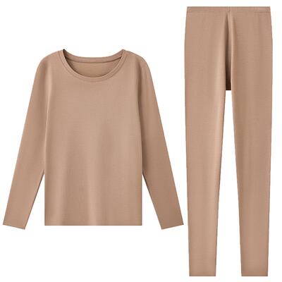 曼妮芬无痕暖衣内衣套装