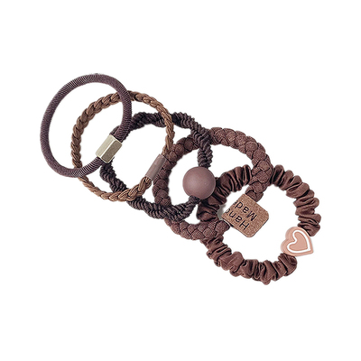 简约气质高弹力耐用皮套发圈