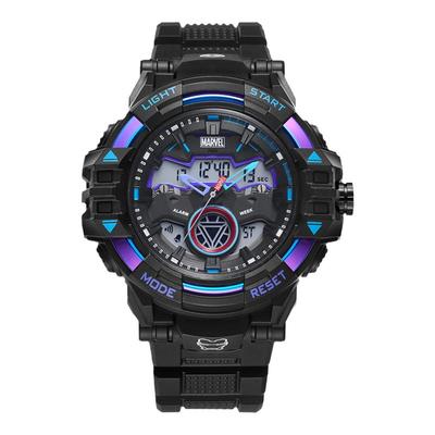 漫威钢铁侠男款学生运动电子手表